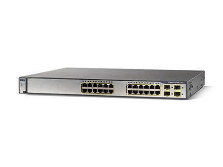 CISCO Catalyst 3750 V2 PoE 24 Port Switch – BuyX